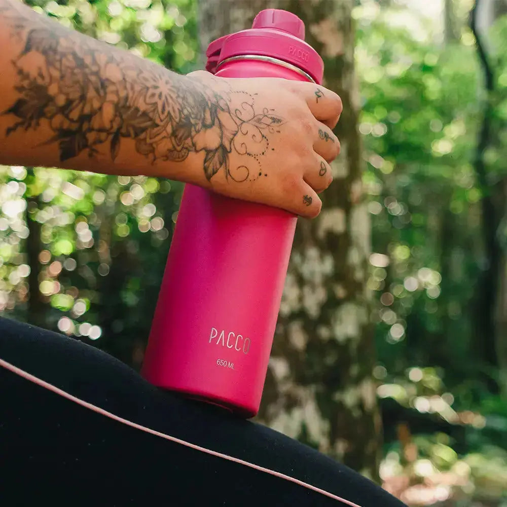 Garrafa Térmica Hydra V2 650ml da PACCO: isolamento térmico de alta performance