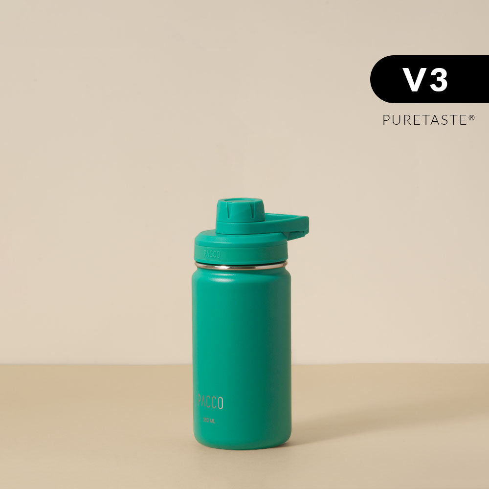 Garrafa térmica PACCO de alta qualidade com revestimento interno em cerâmica que comporta 350 ml ...