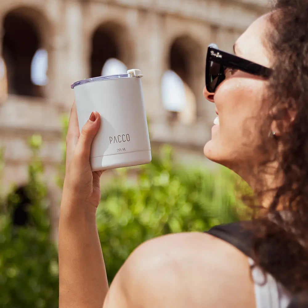 Copo Térmico HappyCup 295ml com Tampa Protetora | PACCO